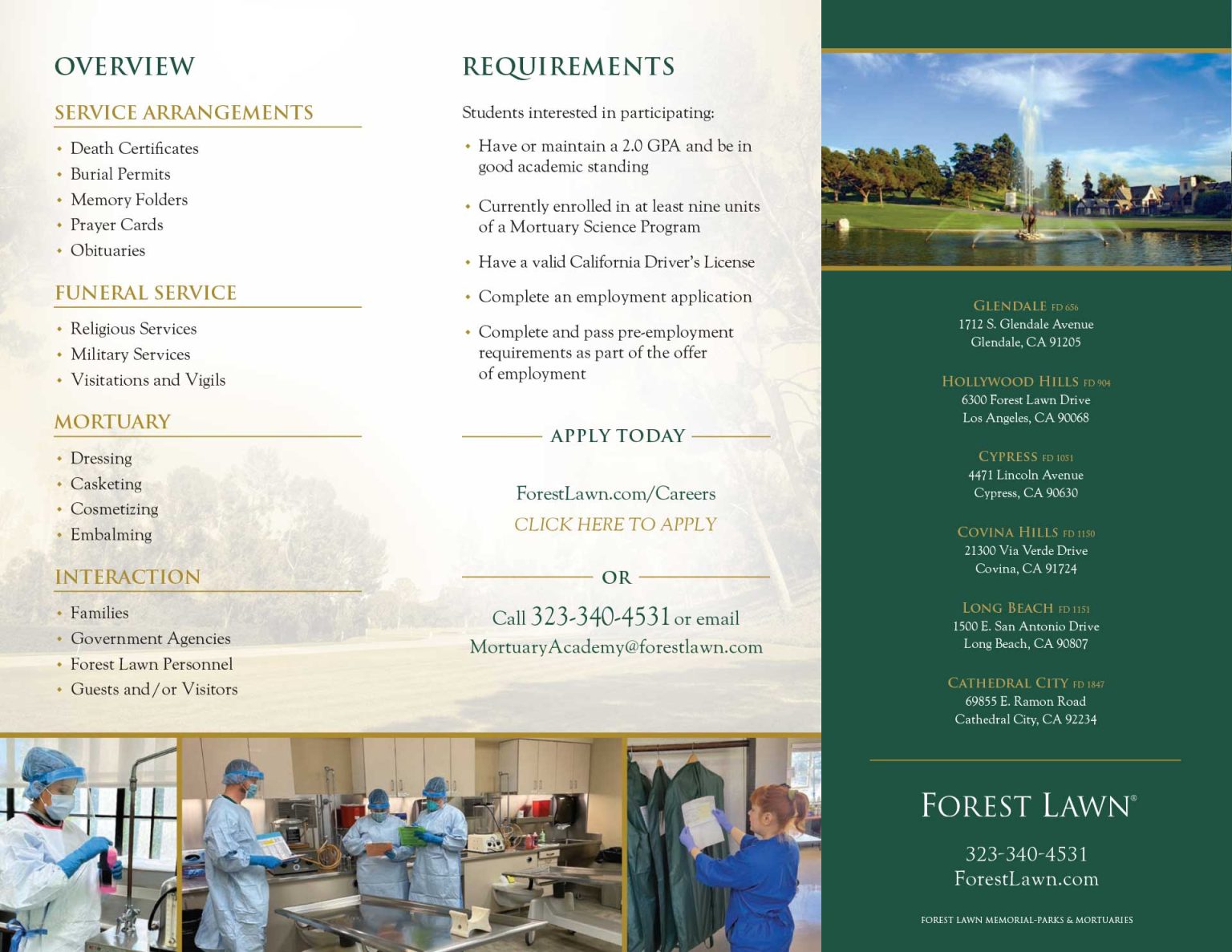 Forest Lawn Academy of Mortuary Science - Forest Lawn